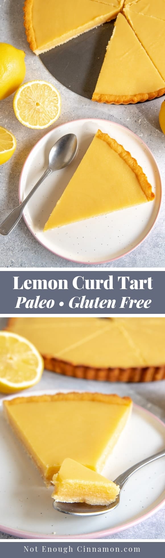 Paleo Lemon Curd Tart Recipe - Not Enough Cinnamon