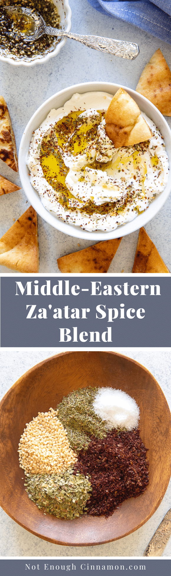 Homemade Middle Eastern Za'atar Spice Recipe + How to Use it